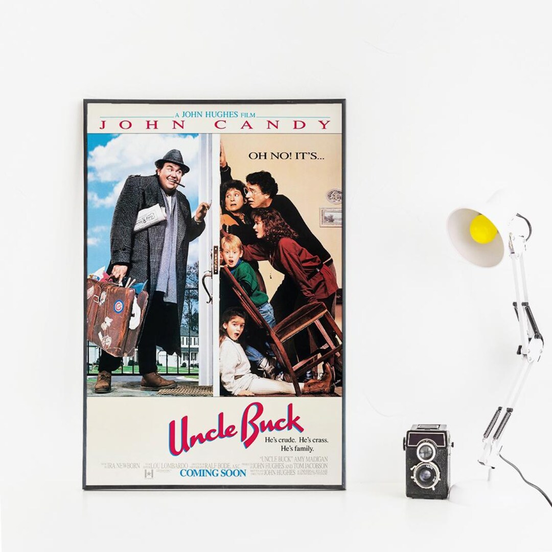Uncle Buck Movie Poster - Vintage Typographic Posters - Wall Decor, Art ...