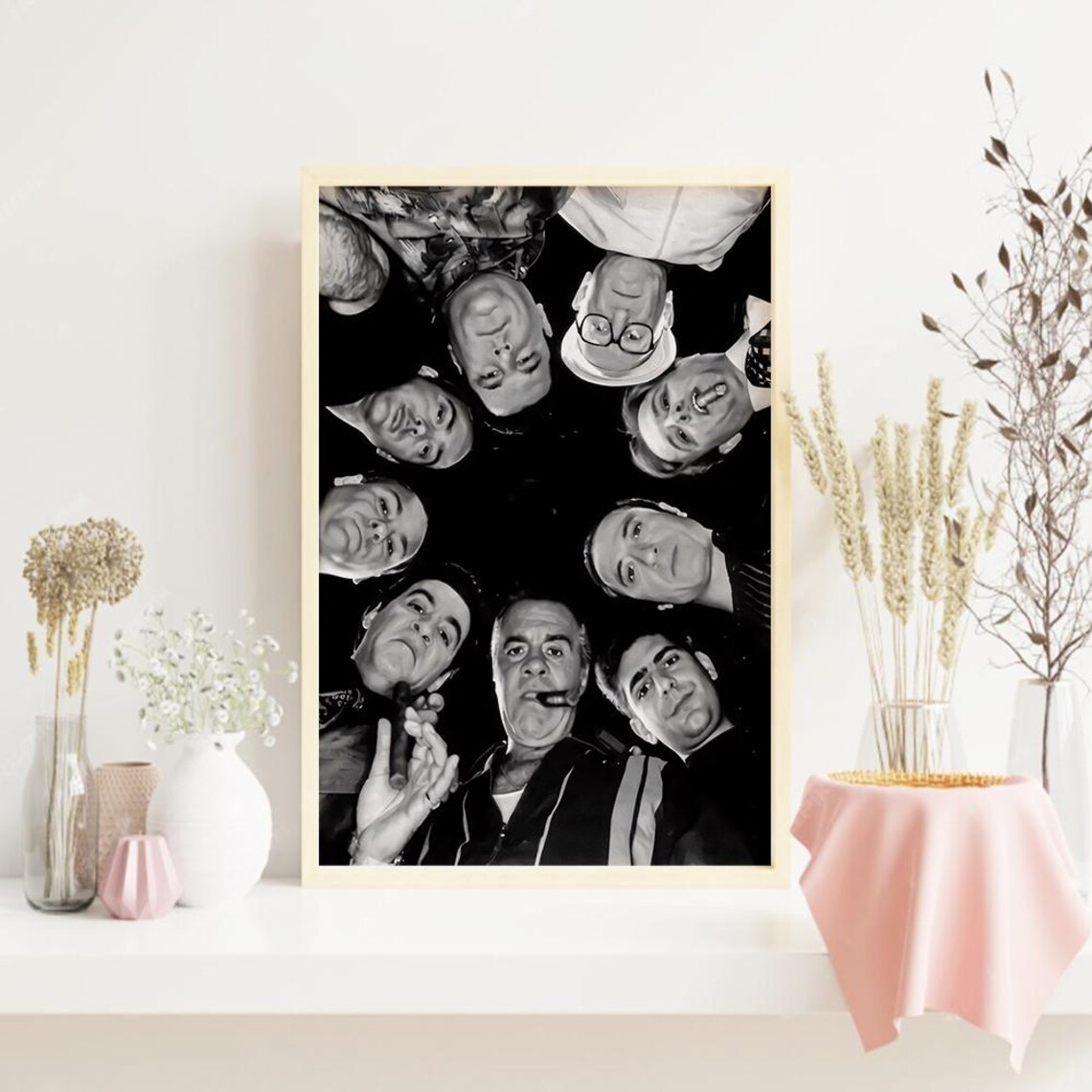 The Sopranos Movie Poster - Vintage Typographic Posters - Wall Decor ...