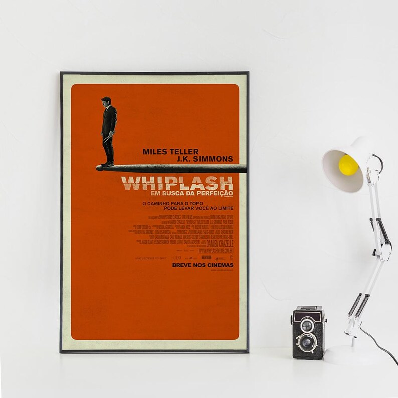 Whiplash Movie Poster - Vintage Canvas Posters - Wall Decor - Art Gift ...