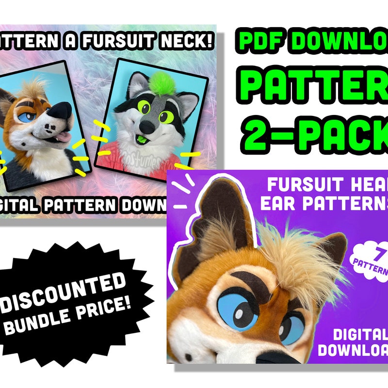 Fursuit Head Pattern - Etsy