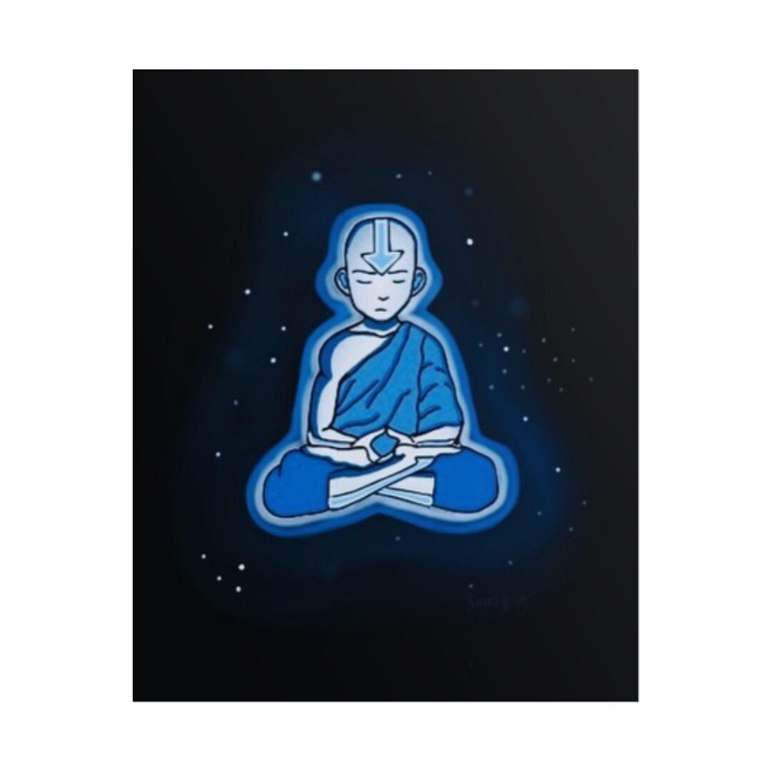Poster, Avatar the Last Air Bender Meditations Fanart, Rolled Wall Art ...