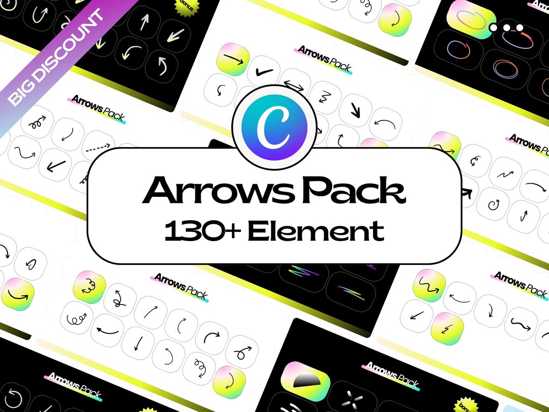 Minimalist, Style Cursors, Canva Templates, Colorful Cursors for Canva ...