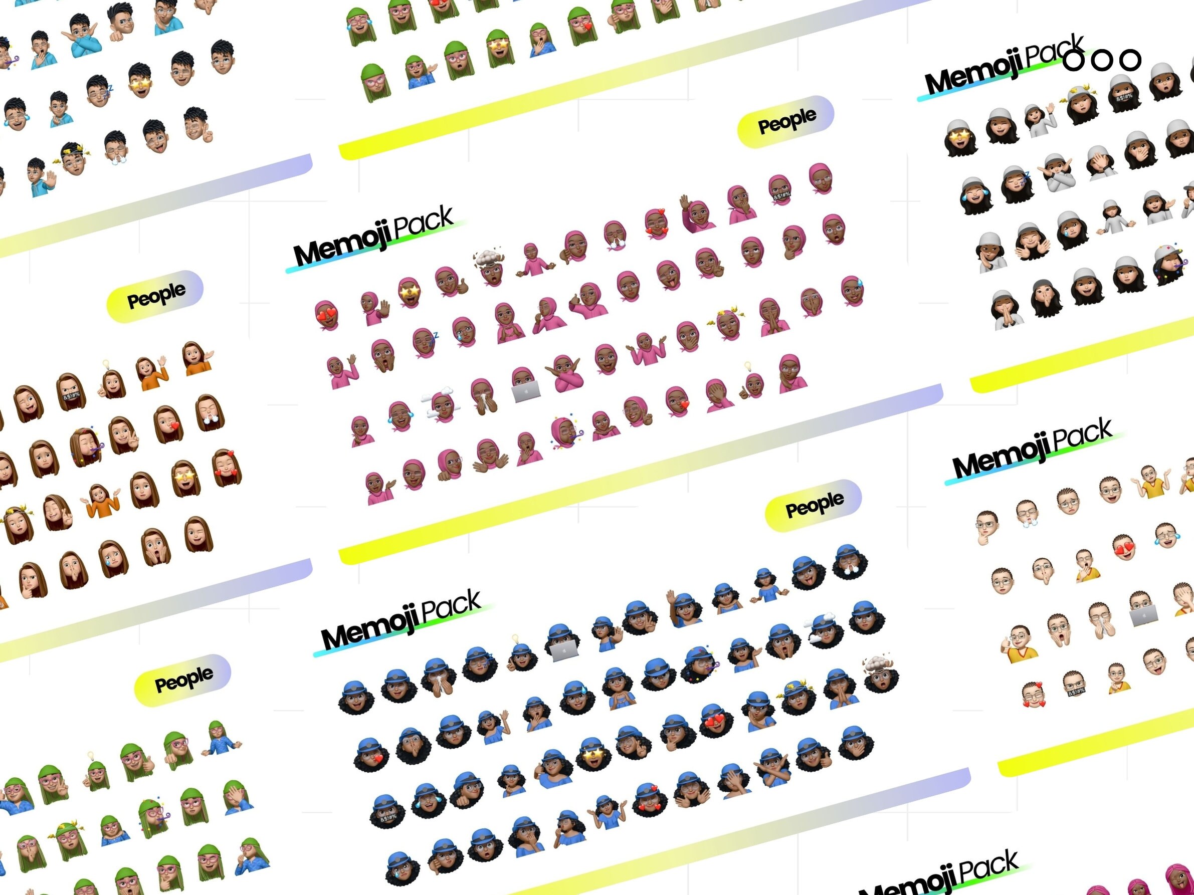750+ Viral 3D Memoji Pack for Canva, Boost Your IG Posts, Skyrocket ...