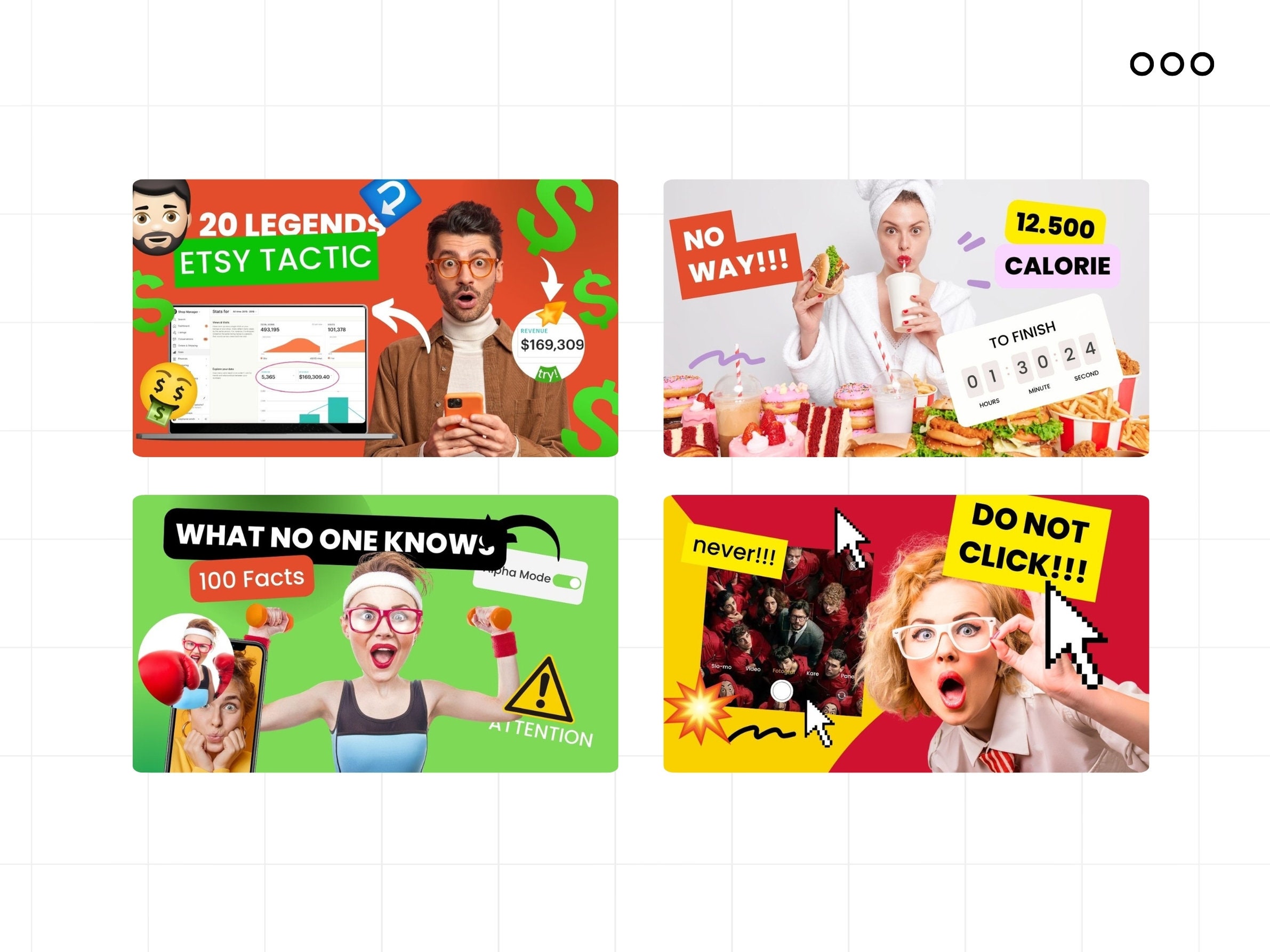 Viral Youtube Thumbnails Canva Pack, Easy Clickbait Design, Get ...