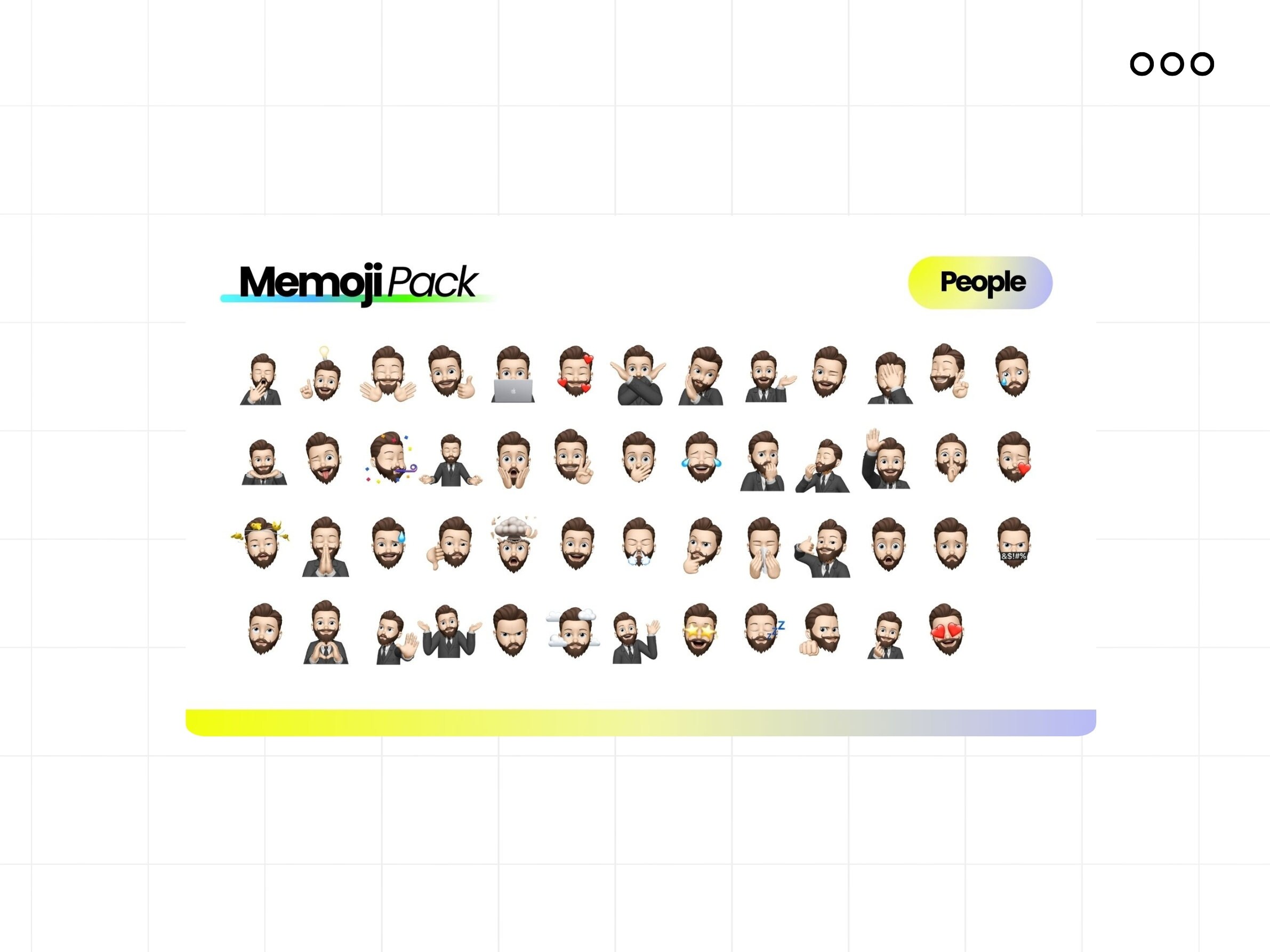 750+ Viral 3D Memoji Pack for Canva, Boost Your IG Posts, Skyrocket ...