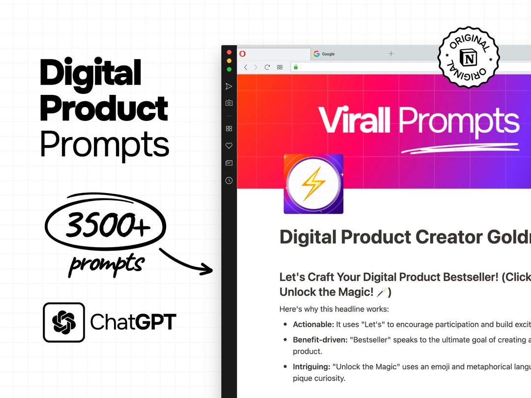Chatgpt Prompt Pack, 3500+ Ideas for Epic Content, AI Prompt Generator ...