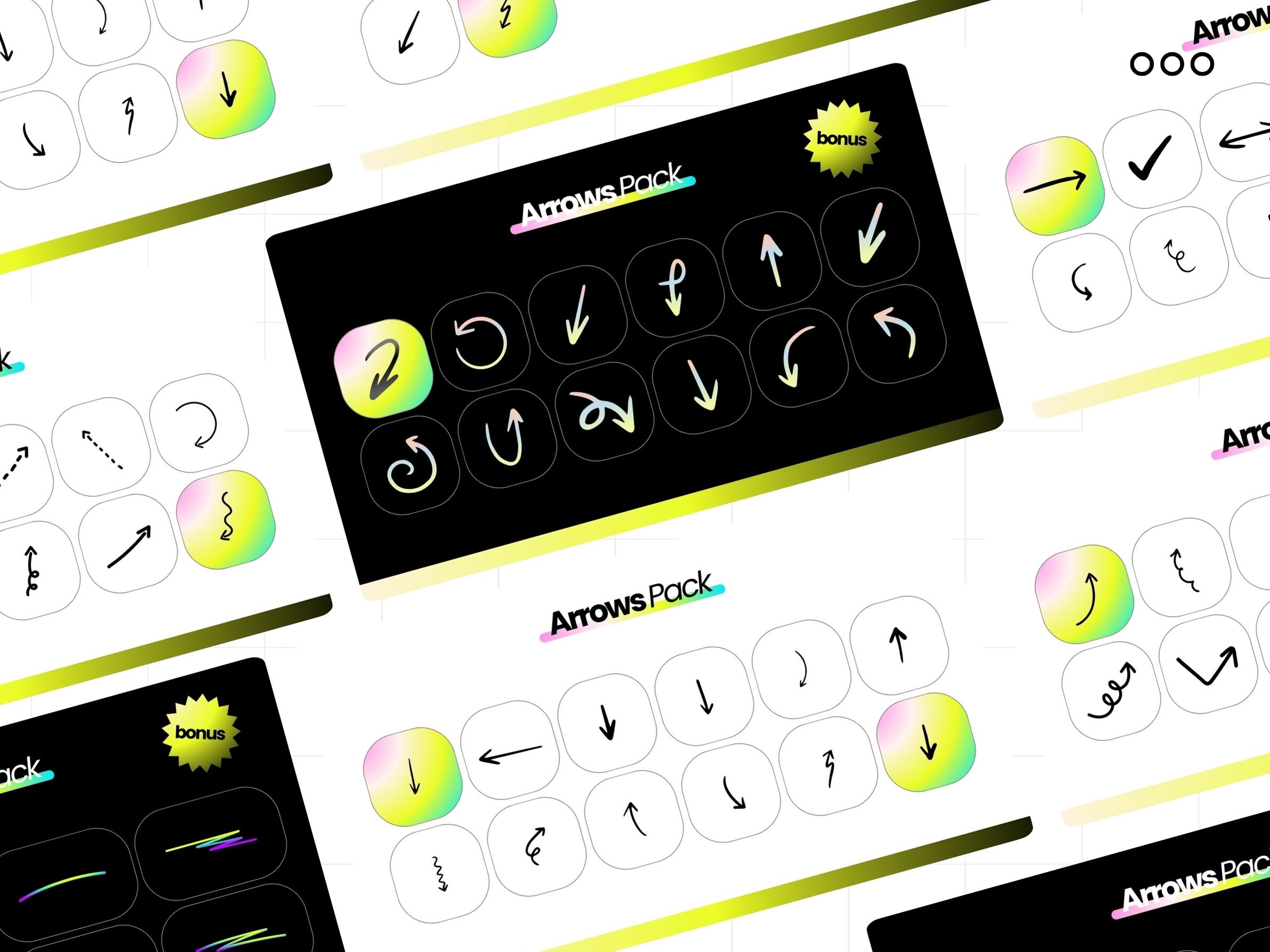 Minimalist, Style Cursors, Canva Templates, Colorful Cursors for Canva ...