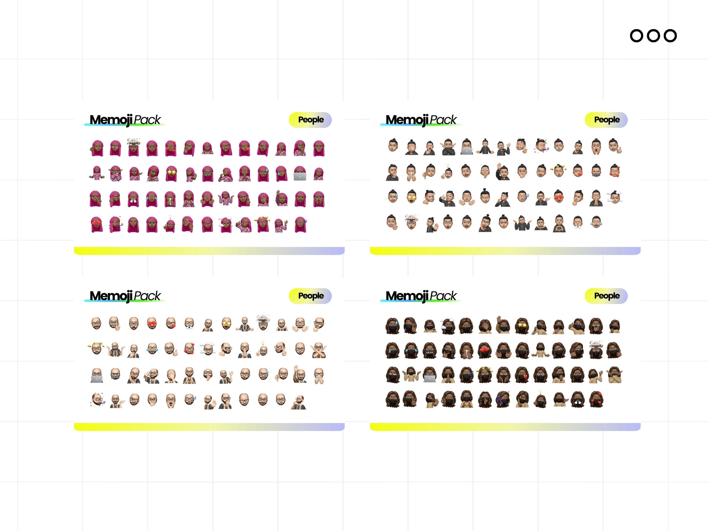 750+ Viral 3D Memoji Pack for Canva, Boost Your IG Posts, Skyrocket ...