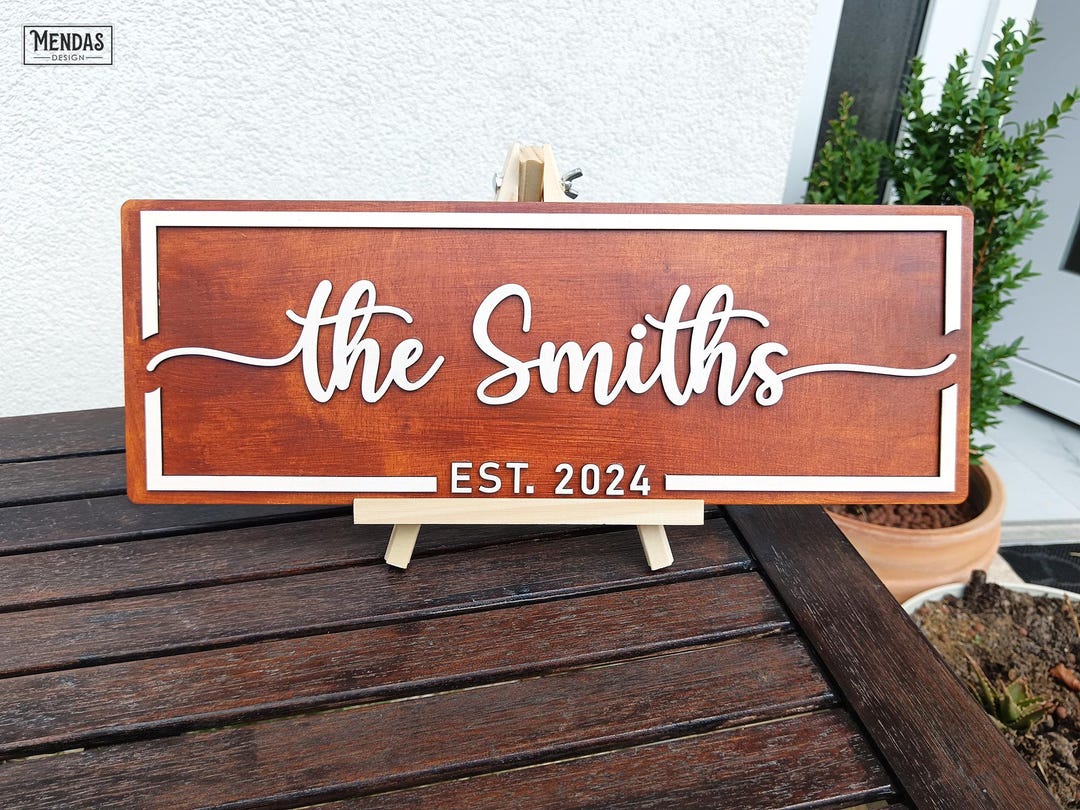 Custom Family Sign, Personalized Family Sign, Last Name Sign, Custom ...