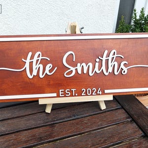 Custom Family Sign, Personalized Family Sign, Last Name Sign, Custom ...
