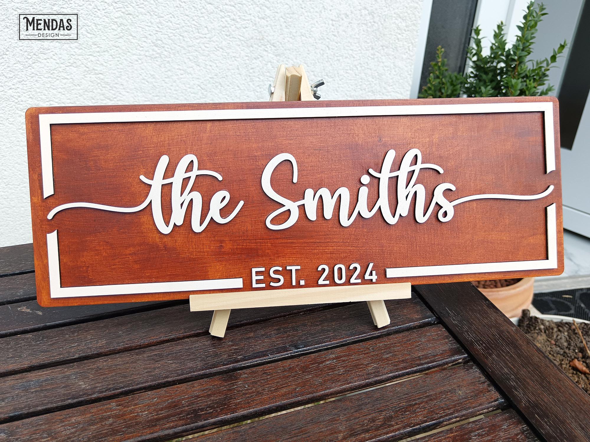 Custom Family Sign, Personalized Family Sign, Last Name Sign, Custom ...
