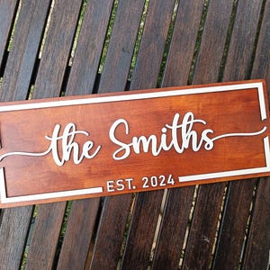 Custom Family Sign, Personalized Family Sign, Last Name Sign, Custom ...