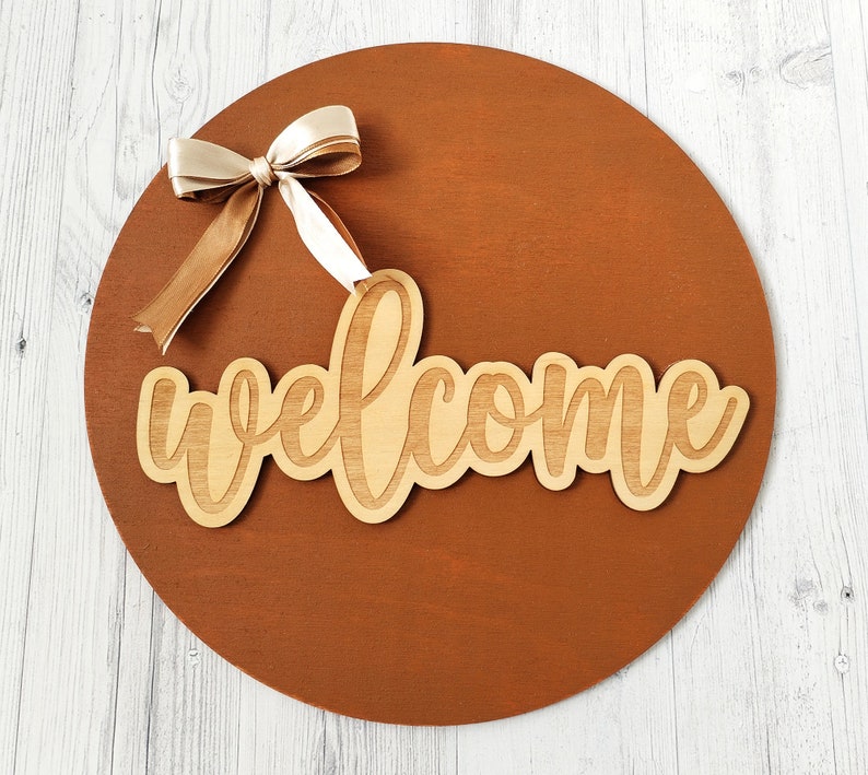 Welcome Sign, Custom Wood Sign, Personalized Wooden Sign, Birthday Gift ...