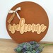 Welcome Sign, Custom Wood Sign, Personalized Wooden Sign, Birthday Gift ...
