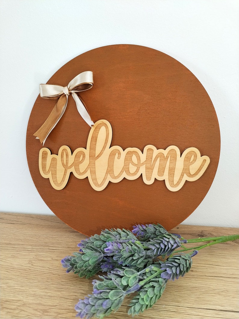 Welcome Sign, Custom Wood Sign, Personalized Wooden Sign, Birthday Gift ...
