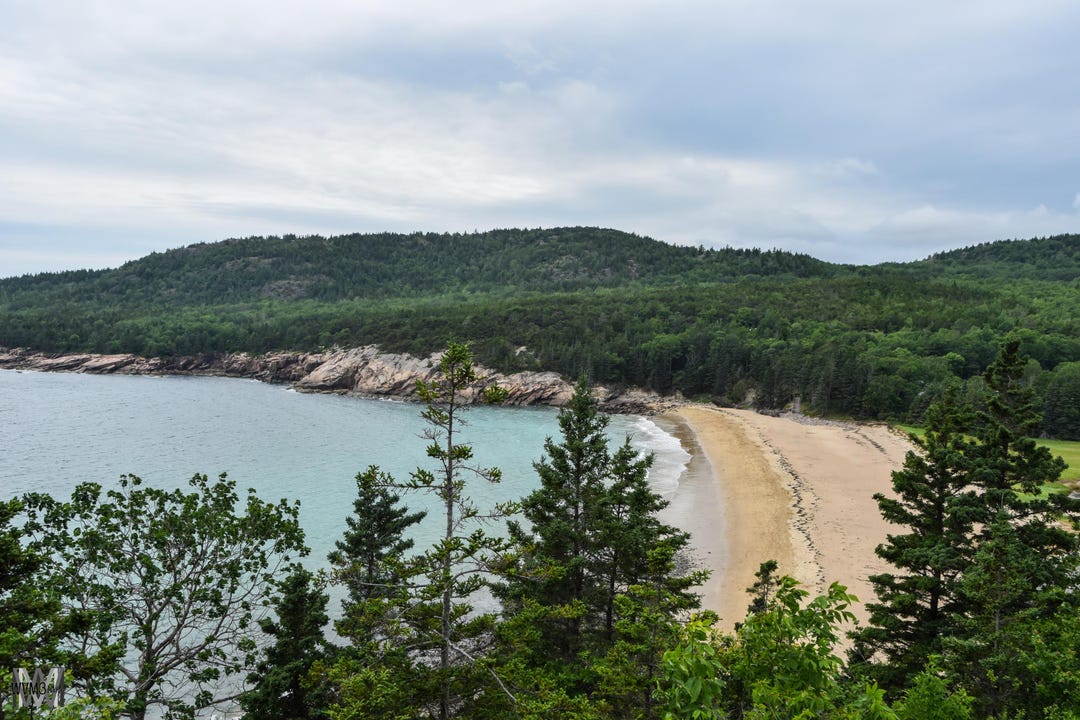 Sand Beach in Acadia National Park Photo - Etsy