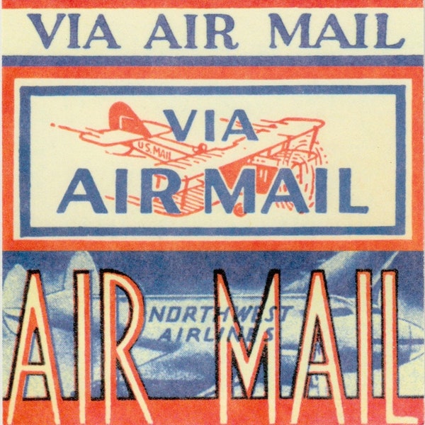 Via Air Mail - Etsy