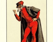 Italian Commedia Dell'arte Pantalone Photographic Print to | Etsy