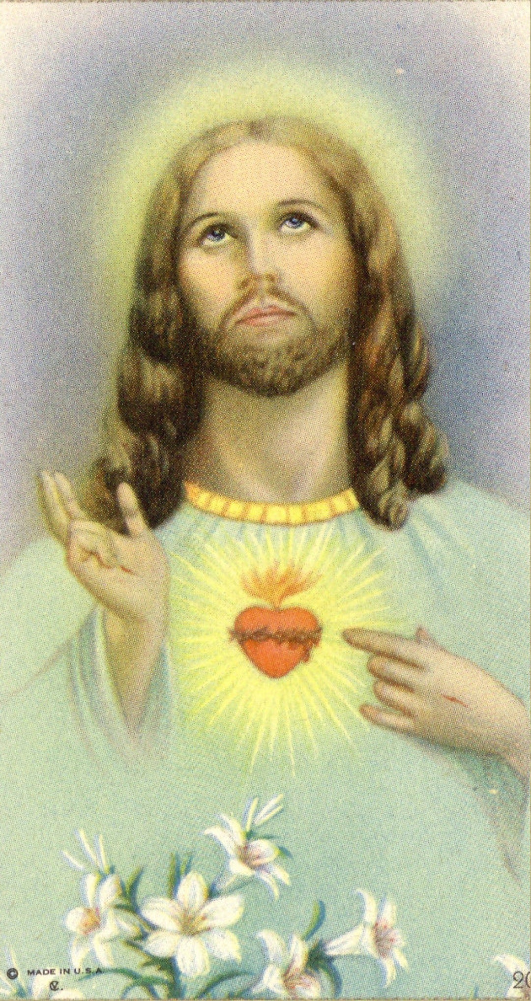 Religious Art Vintage Prayer Cards Funeral Burial Cards PSS 3085 - Etsy