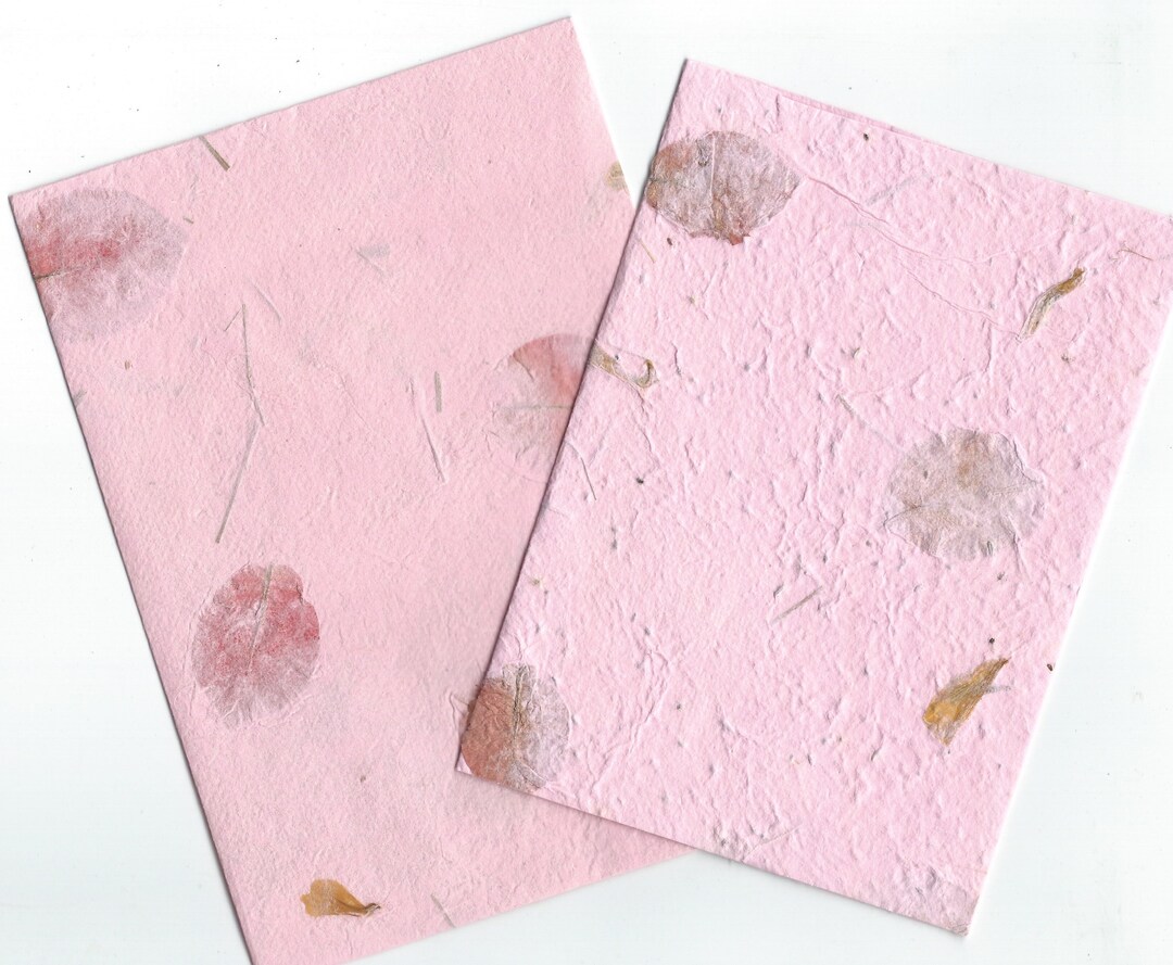 Handmade Paper Card With an Insert & Matching Envelope to Embellish or ...