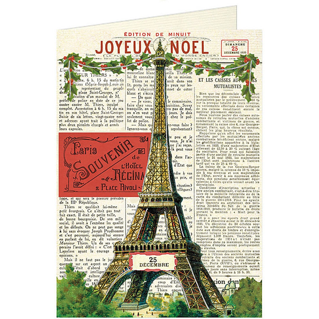 Joyeux Noel Eiffel Tower