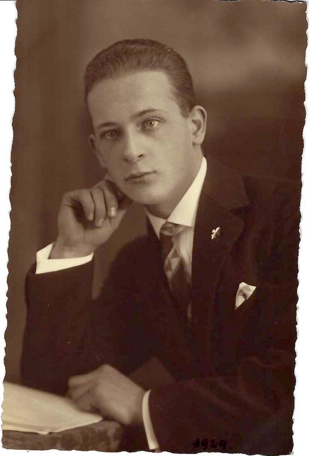 Antique 1924 Photograph of German Gentleman PSS 5086 - Etsy