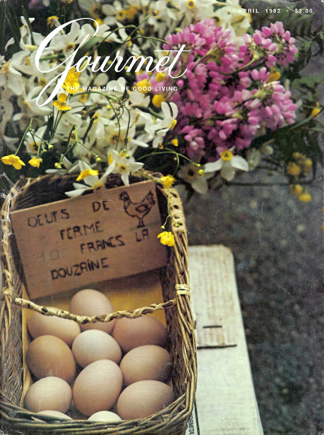 Gourmet Magazine April 1982 the Magazine of Good Living PSS 5943 - Etsy