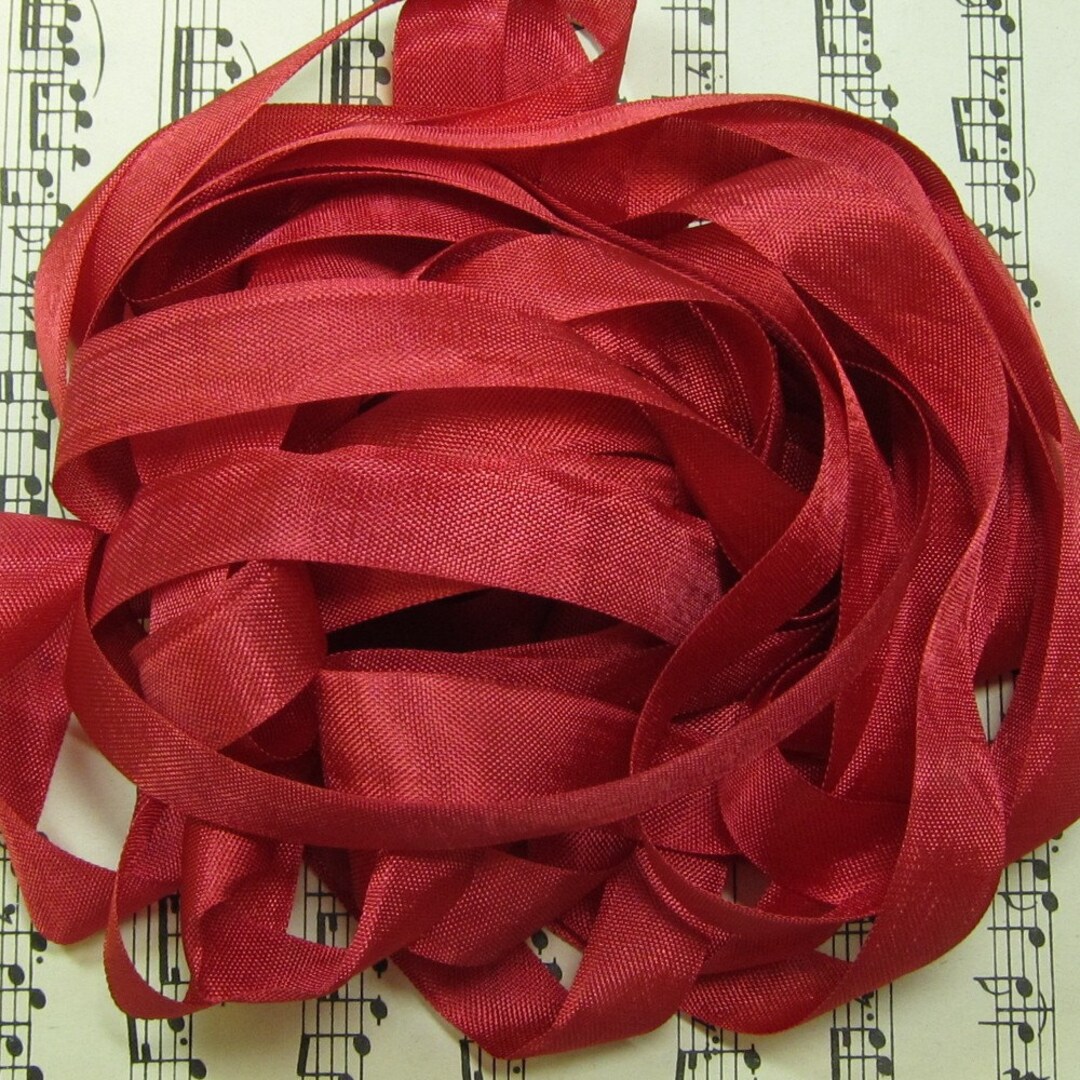 Tuscan Red Seam Binding Silky Rayon Seam Binding Ribbon - 9 Yards PSS ...