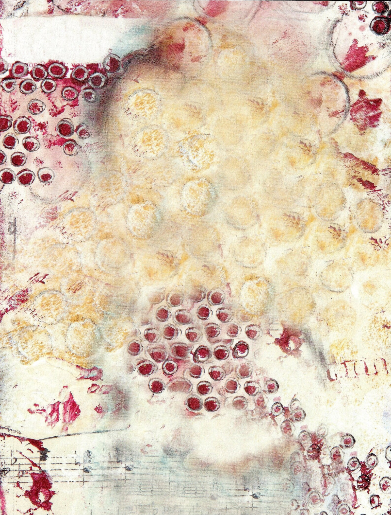 Printed Collage Sheet Background Paper From Somerset Studio Artist ...