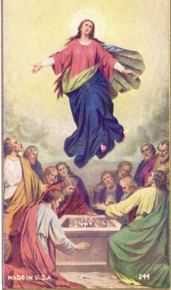 Religious Art Vintage Prayer Cards Funeral Burial Cards PSS 3093 Craft ...