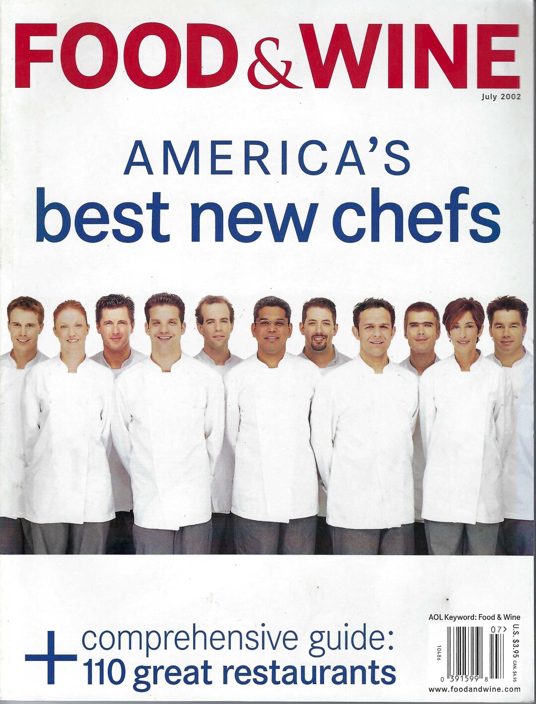 Vintage Food & Wine Magazine, July 2002, Retro Recipes - Etsy