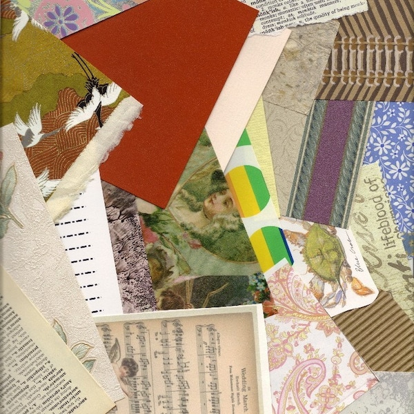 Paper Scrap Pack - Etsy