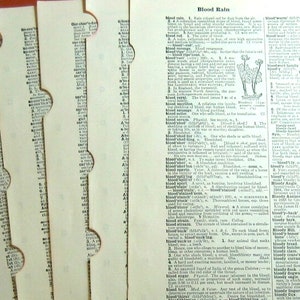 Vintage Dictionary Pages, Assorted Pack 20 Pages 1939 Dictionary Pages ...