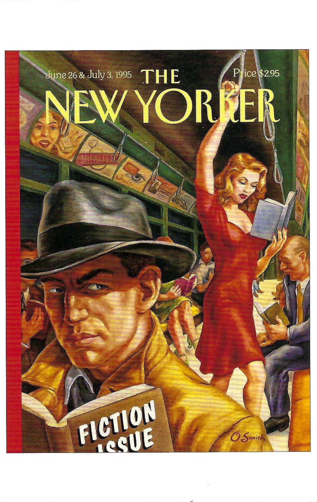 Postcard of New Yorker Magazine Cover June 26 & July 3, 1995, Paperback ...