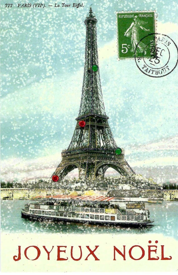 Joyeux Noel Eiffel Tower