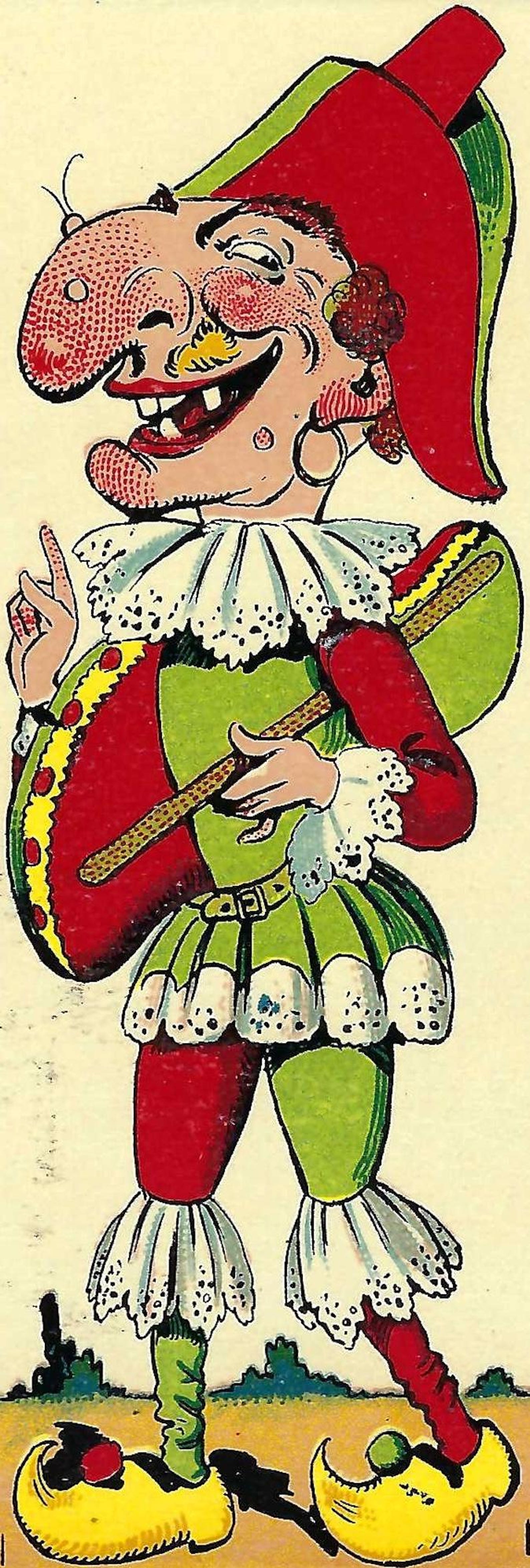 Italian Commedia Dell'arte Cartoon Characters Print to Frame or in ...