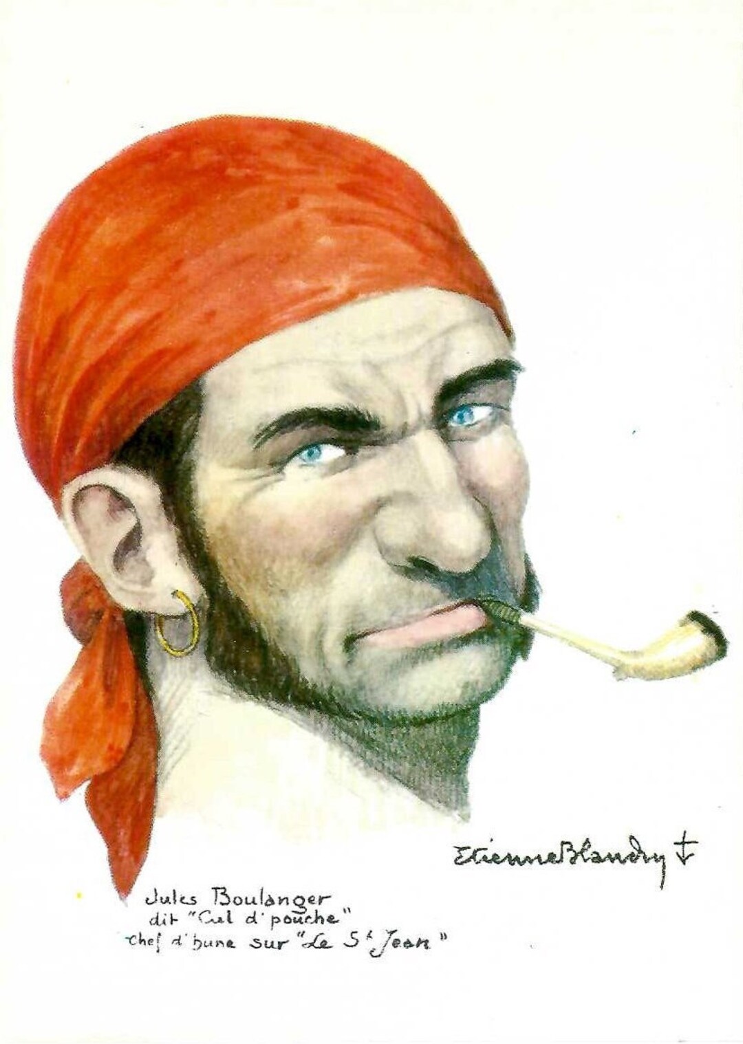 French Pirate Postcard Jules Boulanger of Les Corsaires D'etienne ...