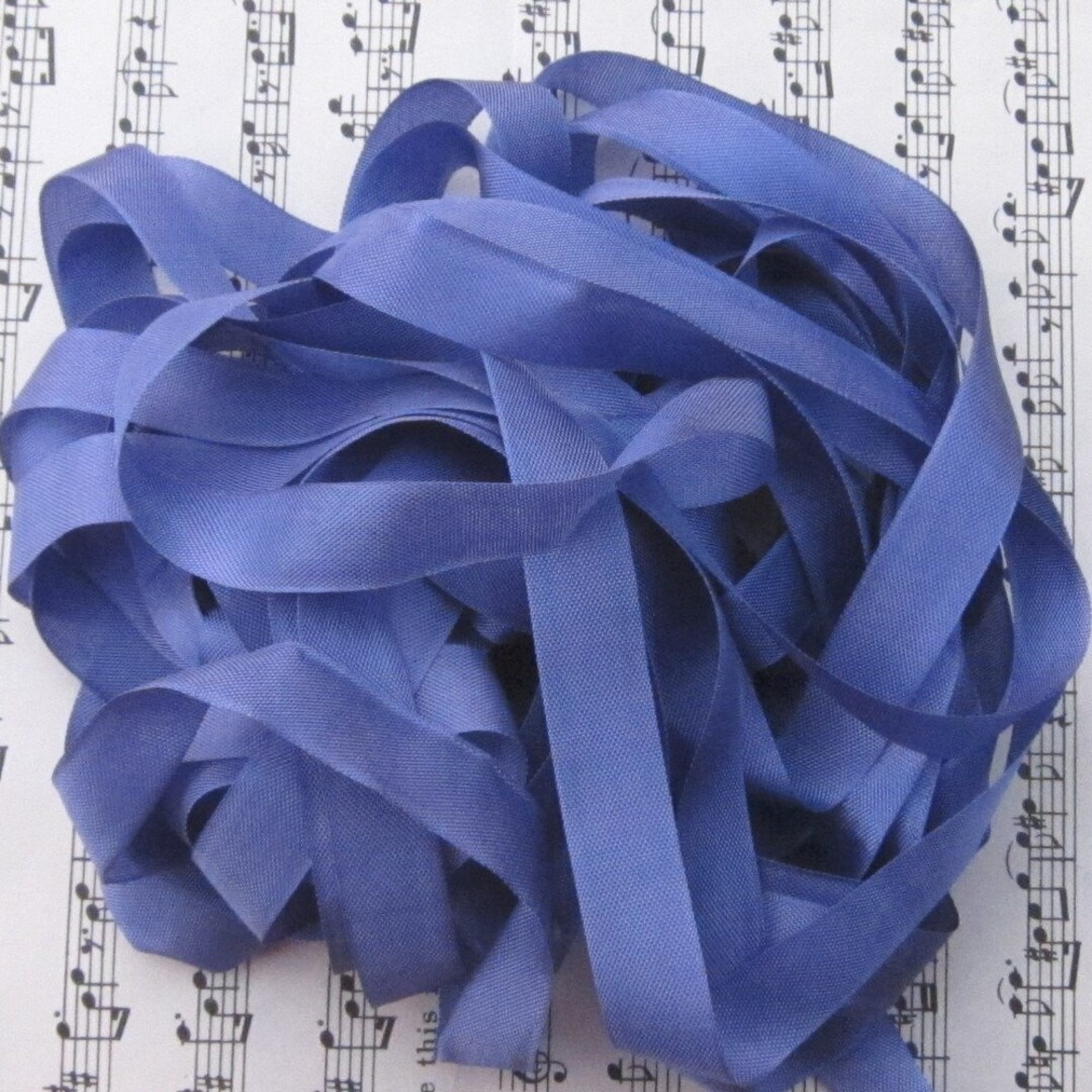 Pastel Indigo Seam Binding Silky Rayon Seam Binding Ribbon - 9 Yards ...