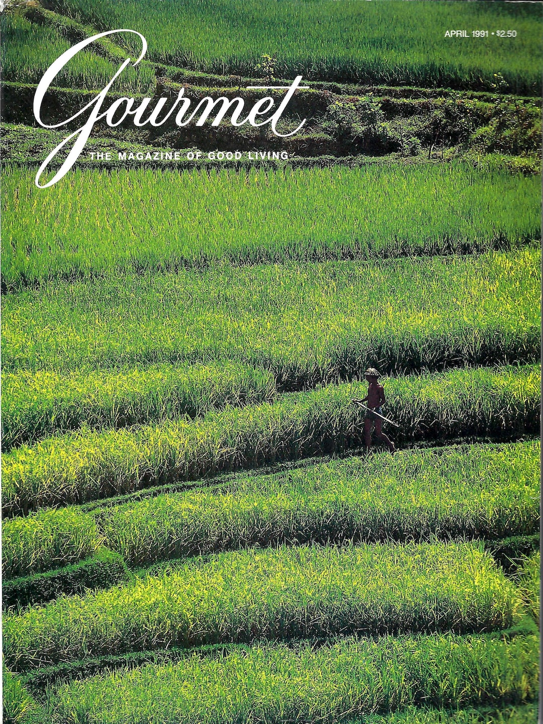 Gourmet Magazine April 1991 the Magazine of Good Living PSS 6215 - Etsy