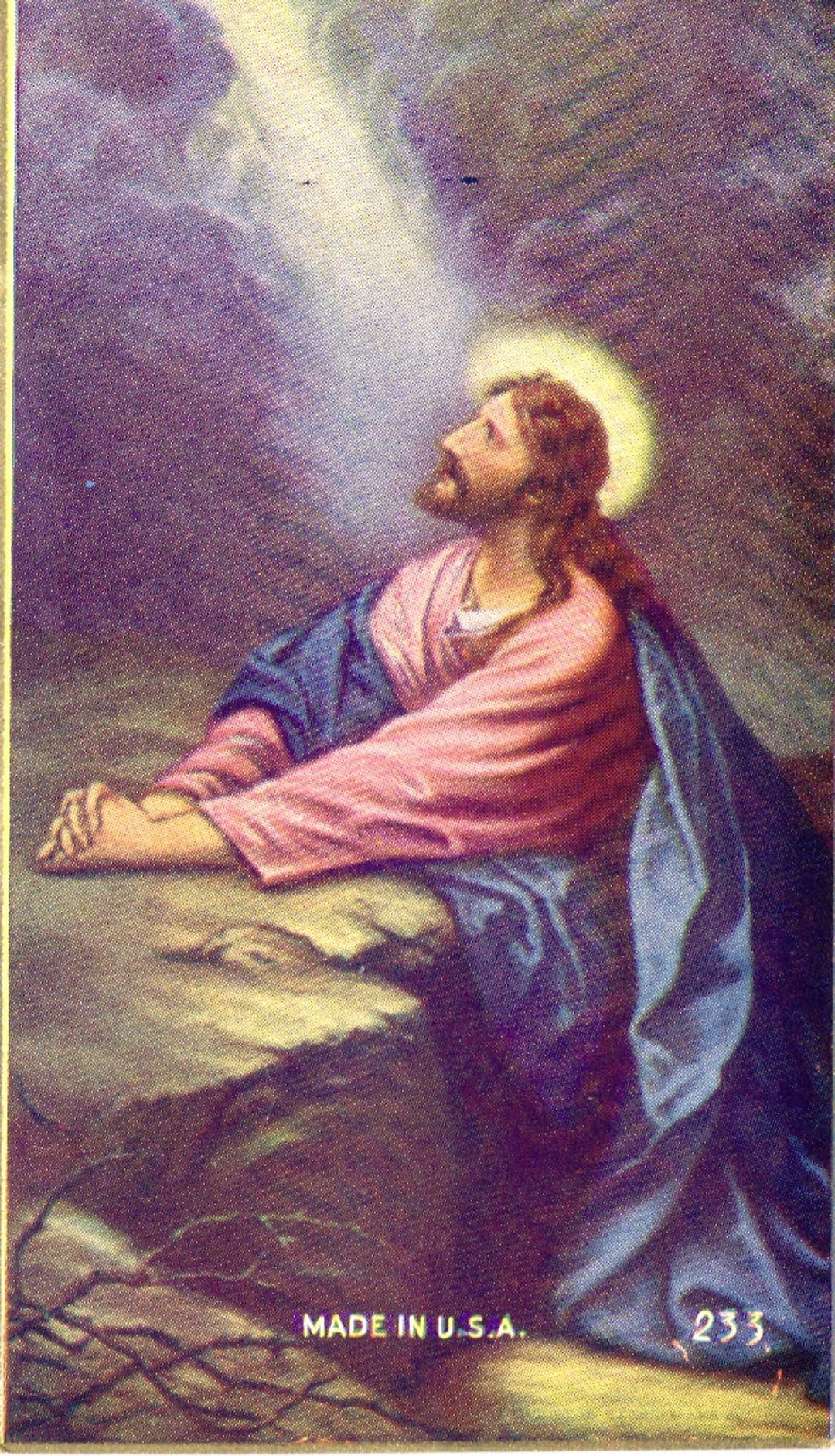 Religious Art Vintage Prayer Cards Funeral Burial Cards PSS 3334 - Etsy