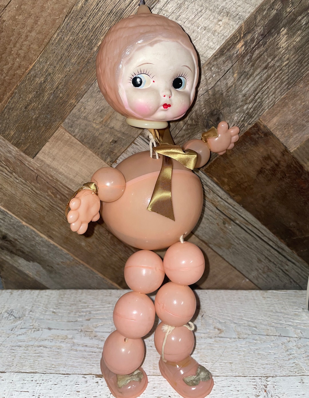 Vintage Celluloid Kewpie Segmented Ball Shaped Doll - Etsy