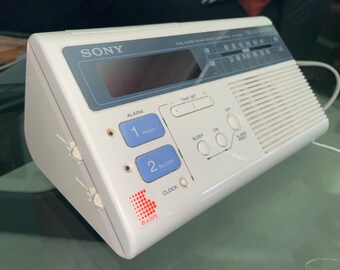 Sony Dream Machine AM/FM Dual Alarm White Clock Radio ICF-C318 - Etsy