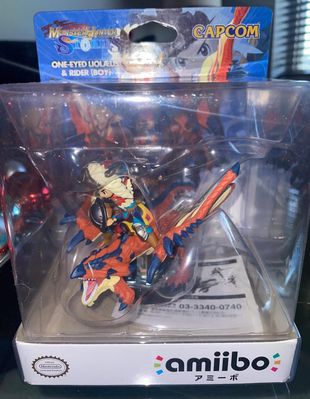 Capcom Monster Hunter Stories One-eyed Liolaeus Rathalos & Rider (boy ...