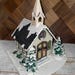 Vintage Christmas Village Chapel Handmade of Cardboard - Etsy