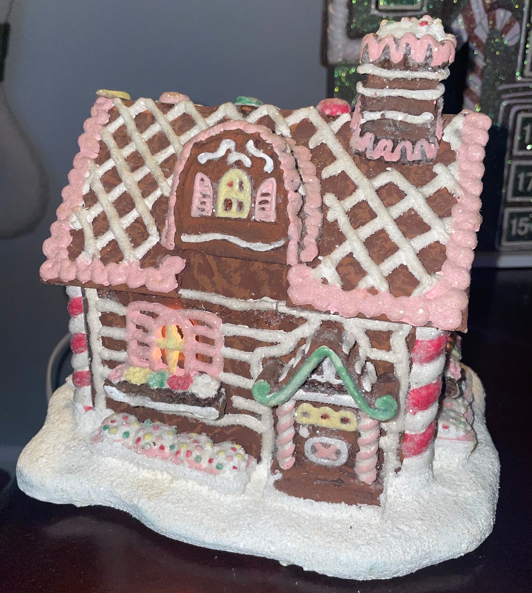 Vintage Light up Gingerbread House by Silvestri ML Dooly - Etsy