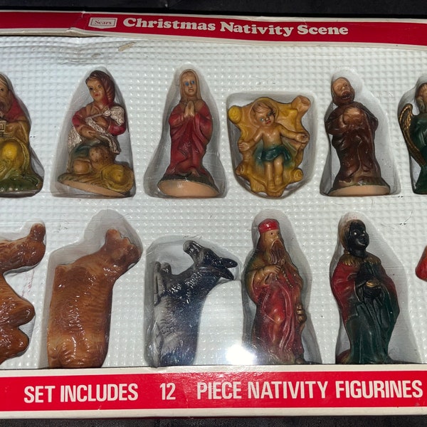 Plastic Nativity - Etsy