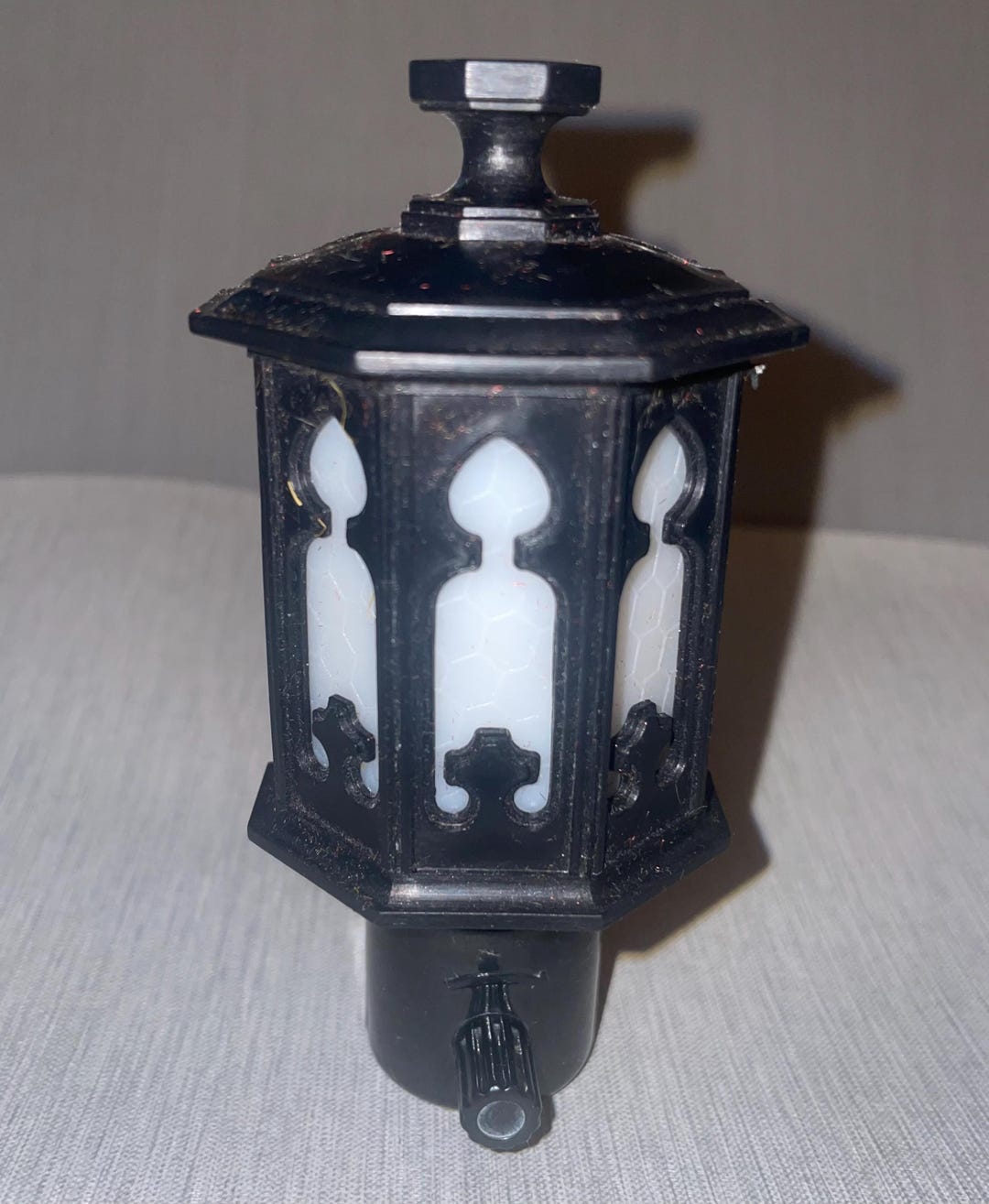 Vintage 70s Chapel Church Windows Black Plastic Night Light - Etsy