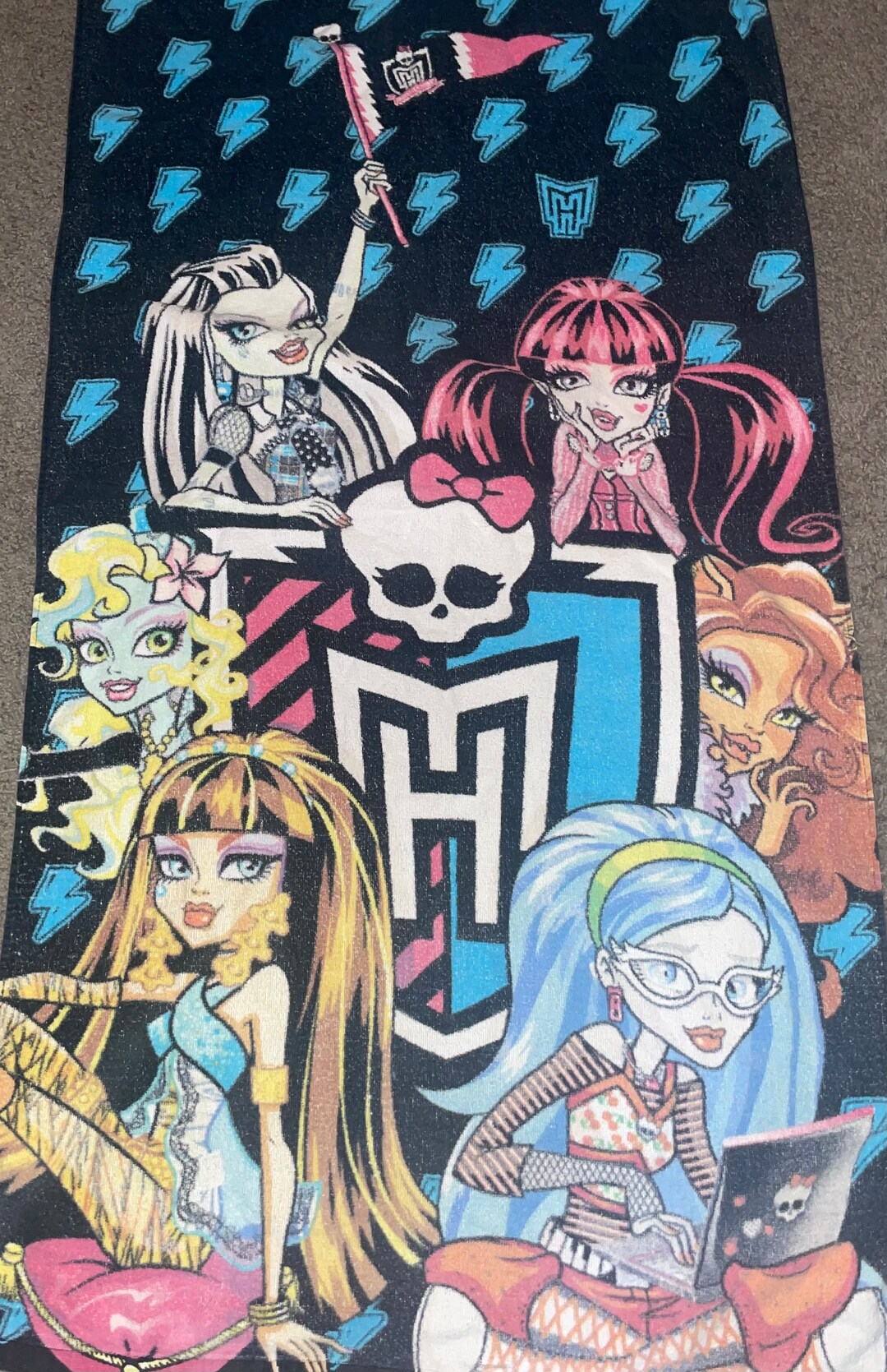 Vintage Monster High Total Recharge Beach Towel - Etsy