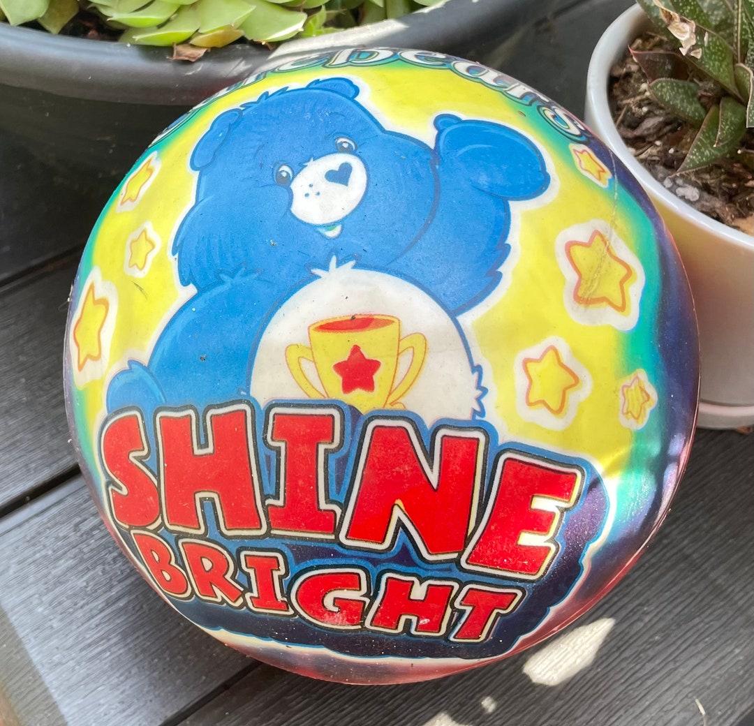 Vintage Care Bears Super Colorful Rubber Inflatable Bouncing Ball - Etsy