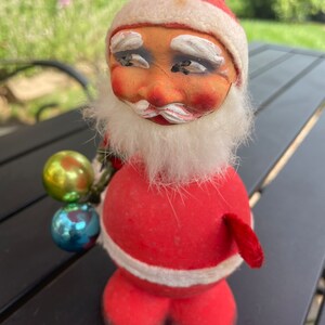 Vintage 40s Santa Claus Bobble Head Candy Container Christmas Figure ...